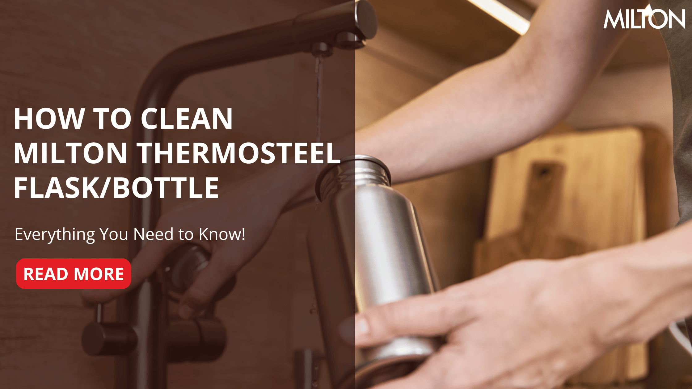 How to Clean Thermosteel Flasks: Top 4 Easy Methods | Milton