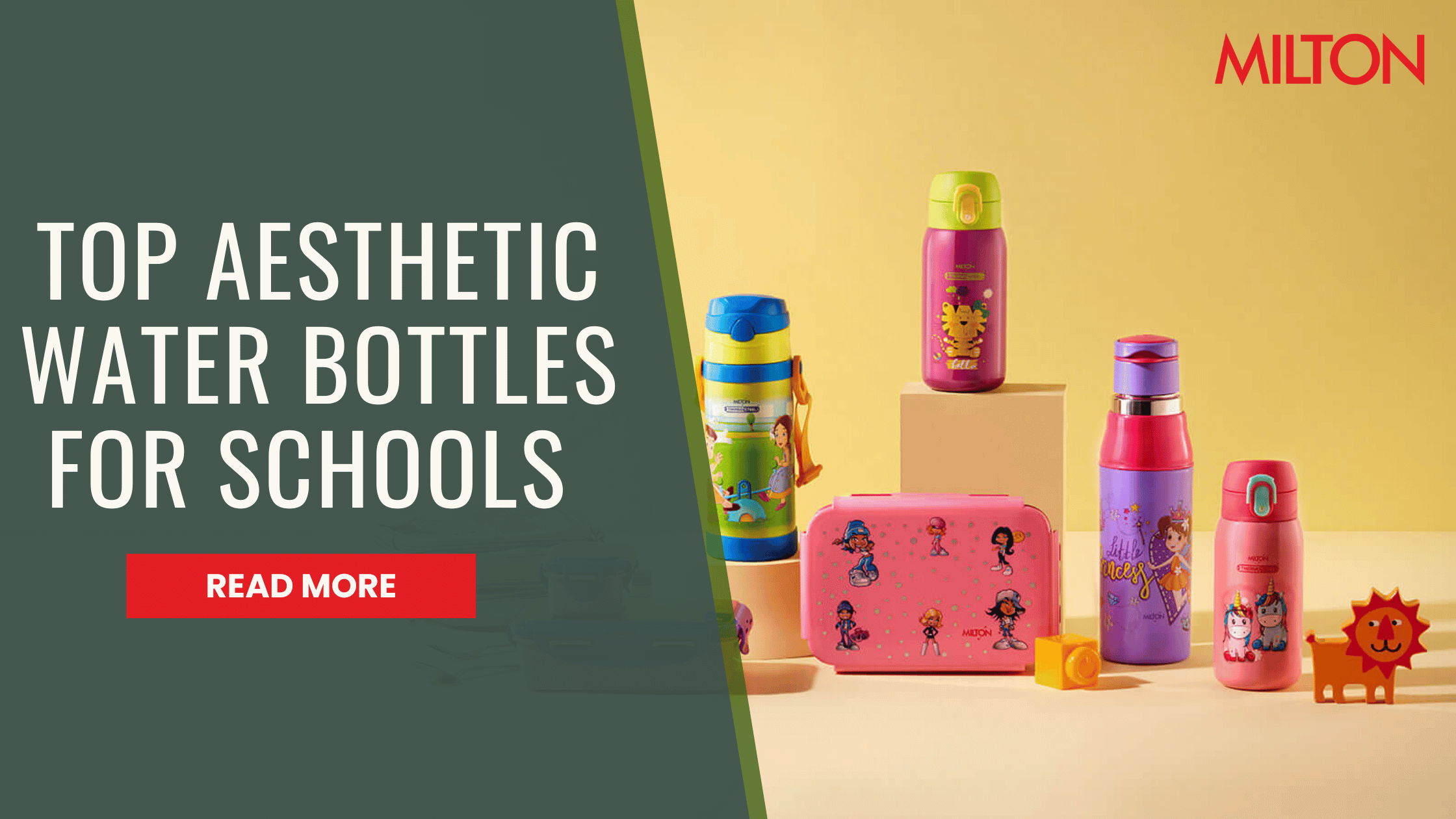 Top Picks for Stylish School Water Bottles for Kids | Milton