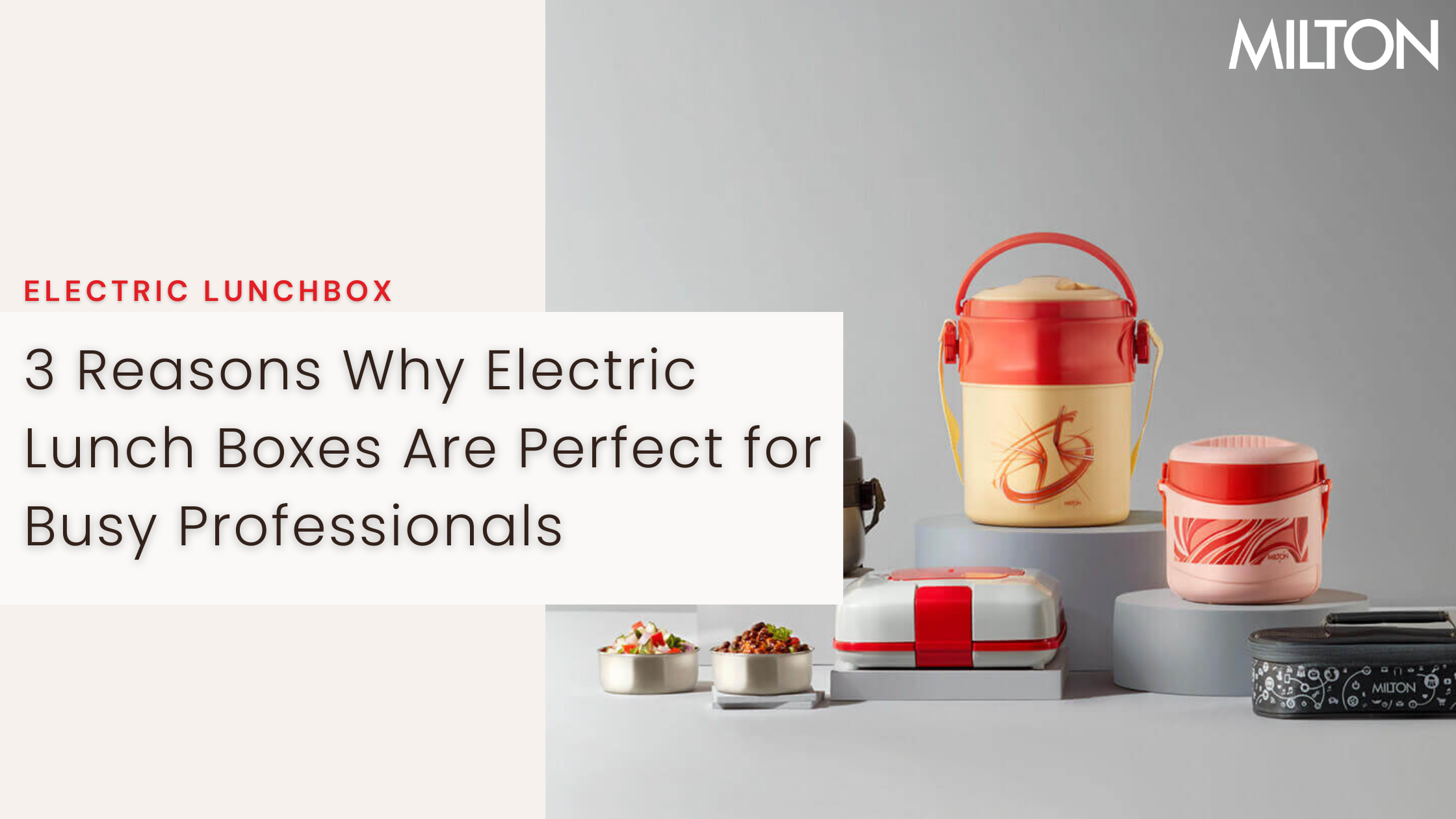 Electric Lunch Box: Perfect Option for Busy Professionals | Milton
