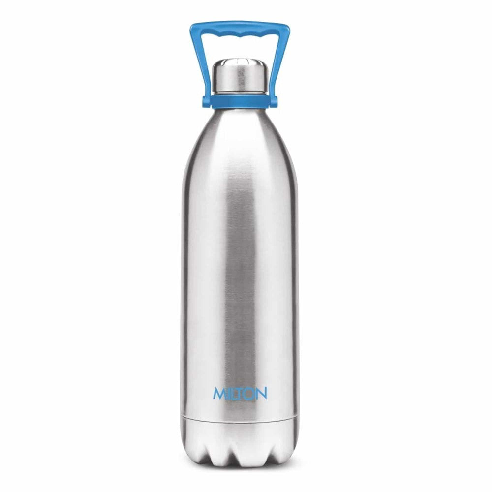 Buy Duo Thermosteel Bottle 1.7L, 2L, 2.2L with Handle, Silver - Milton