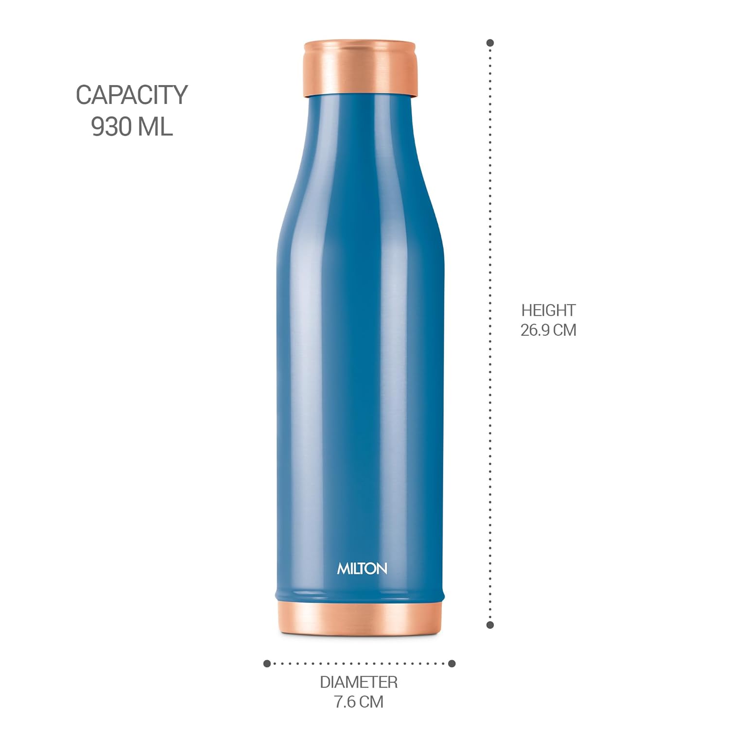 Buy Copper Charge Color Bottle Online at Best Price | Milton
