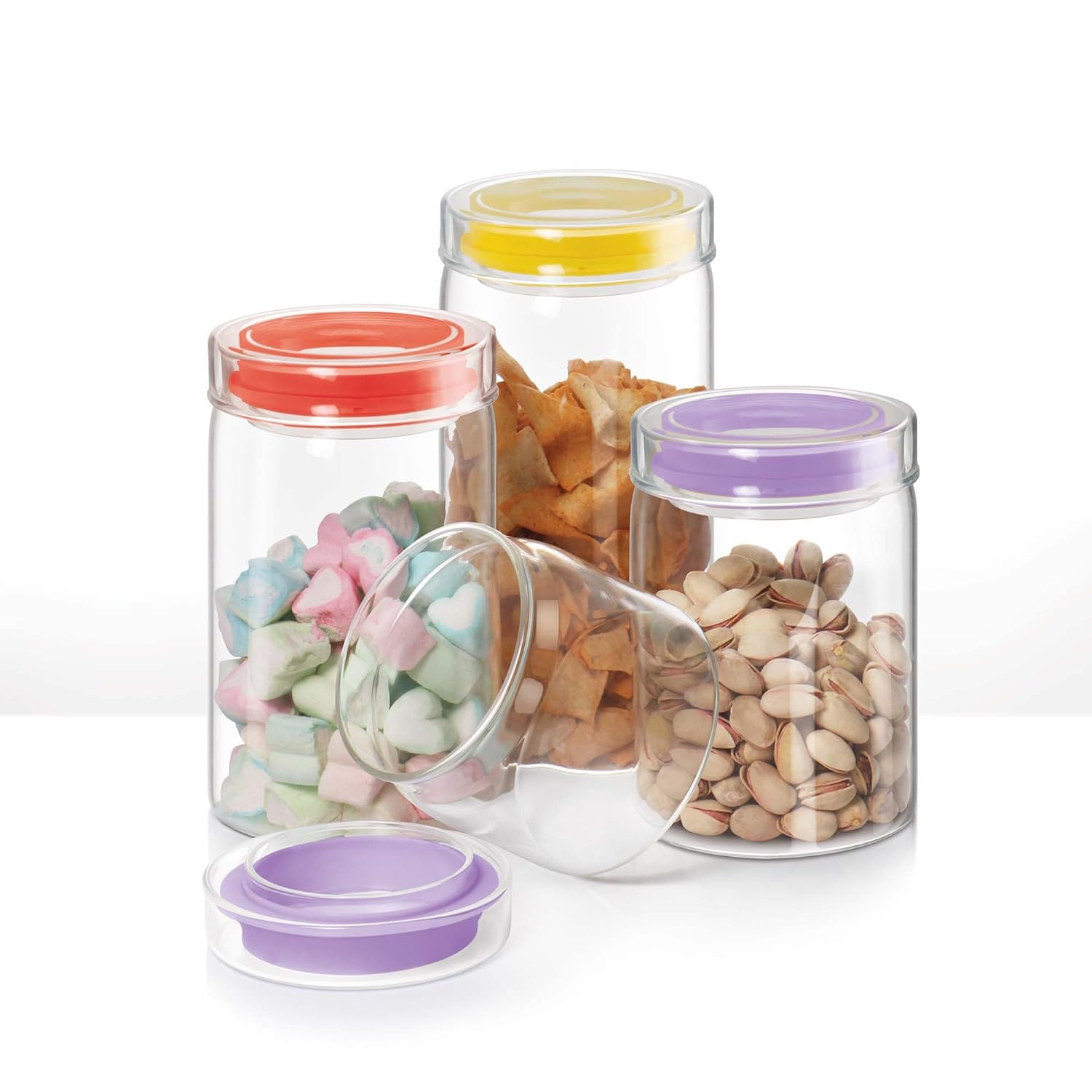 Buy Treo Alin Jar With Glass Lid Online at Best Price | Milton