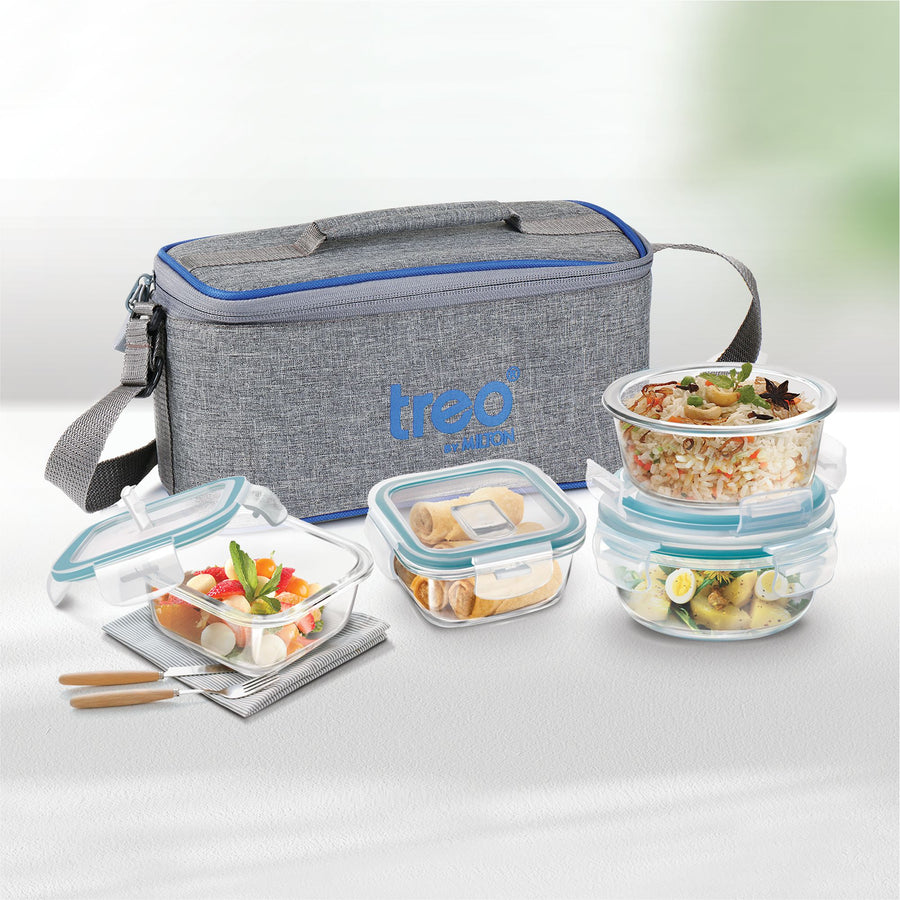 Buy Glass Lunch & Tiffin Box Online at Best Price | Milton