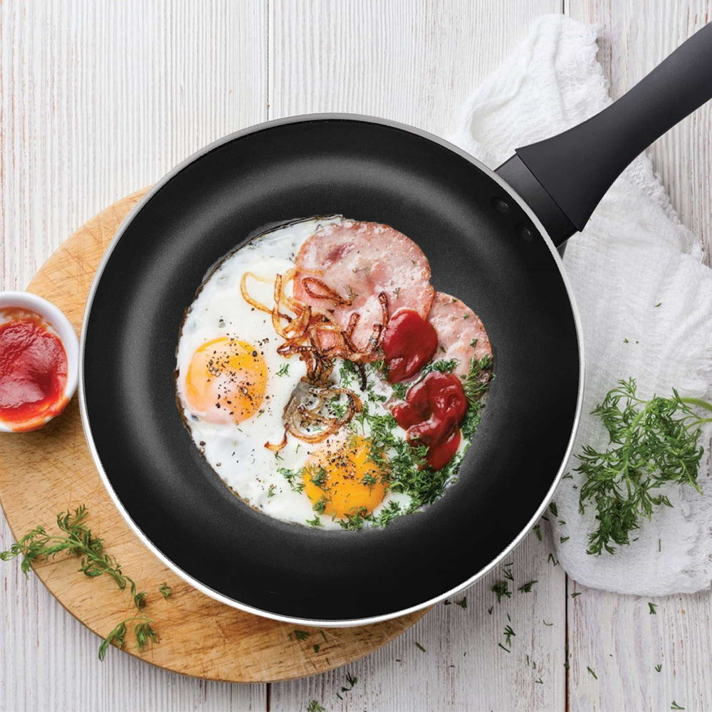 Buy Black Pearl Induction Fry Pan With Lid Online | Milton