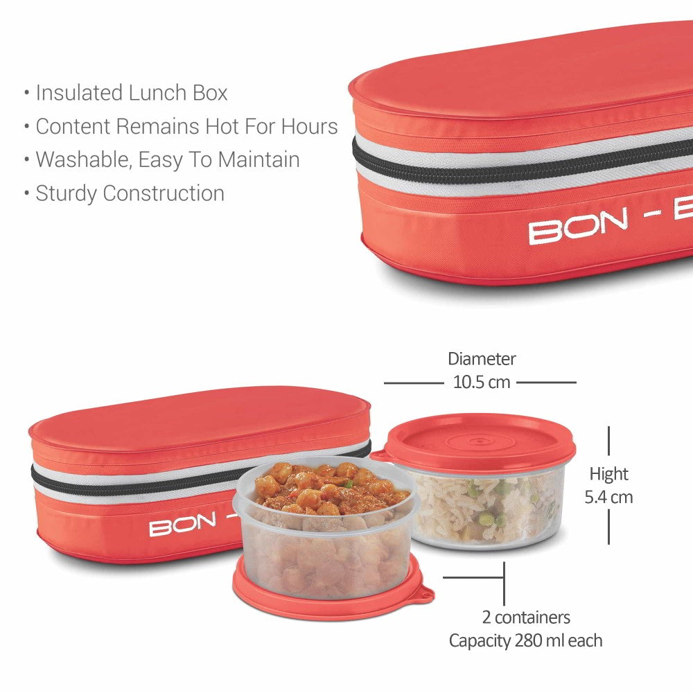 Buy Bon Bon Softline Lunch Box, 2 Containers Online - Milton