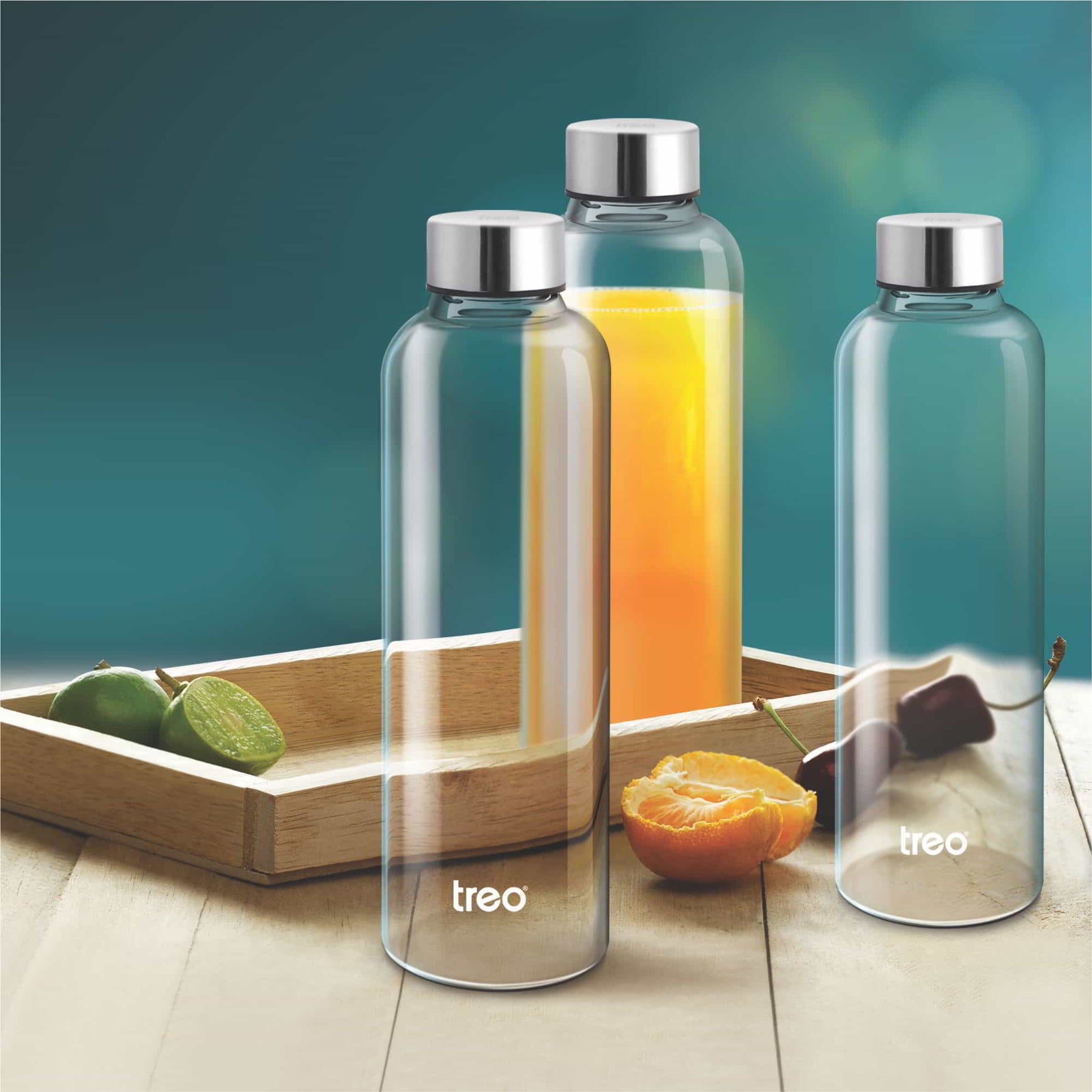 Buy Treo Clarion Borosilicate Glass Bottle Online at Best Price | Milton