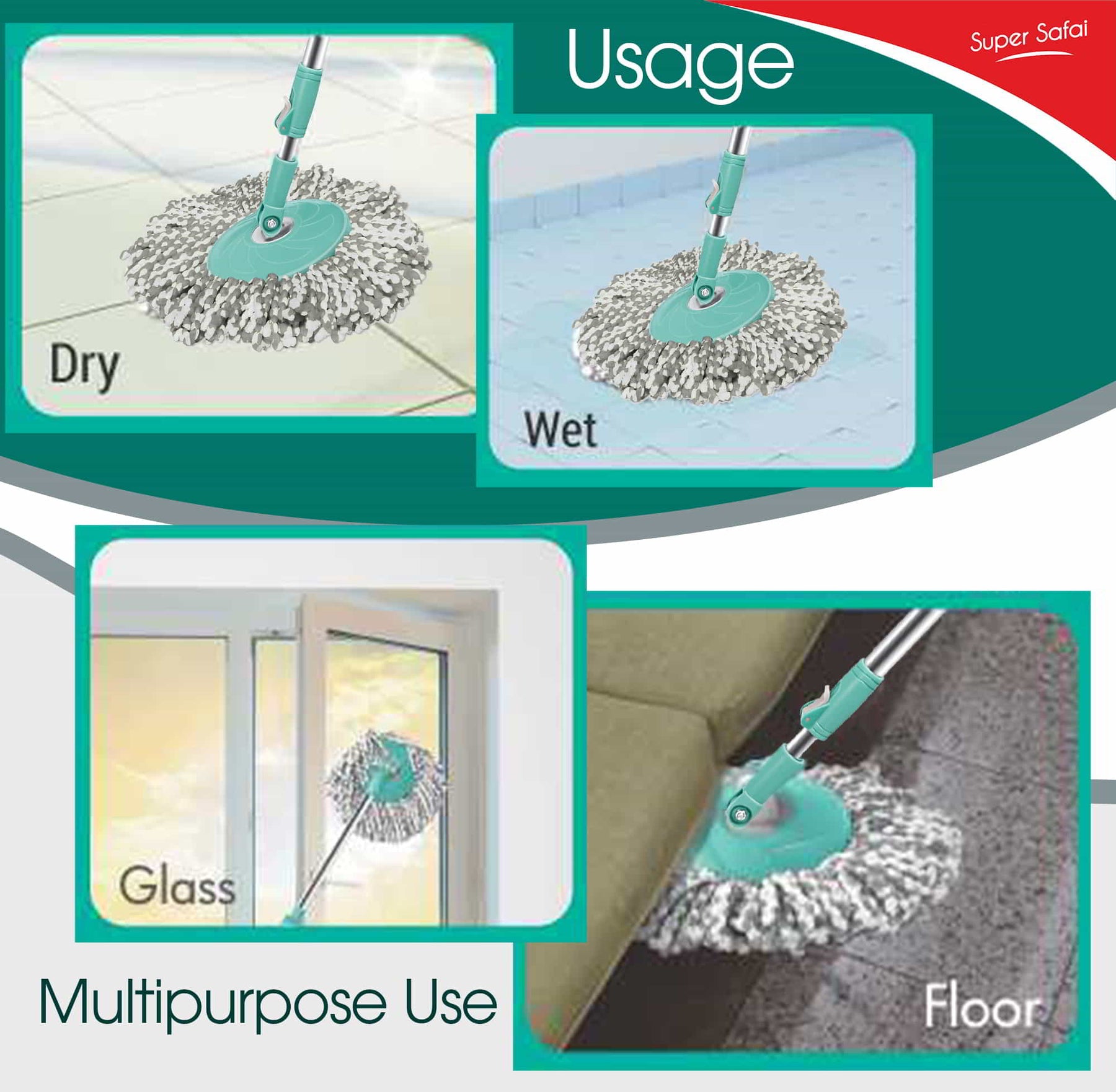 Buy Spotzero Classic Spin Mop Online at Best Price | Milton