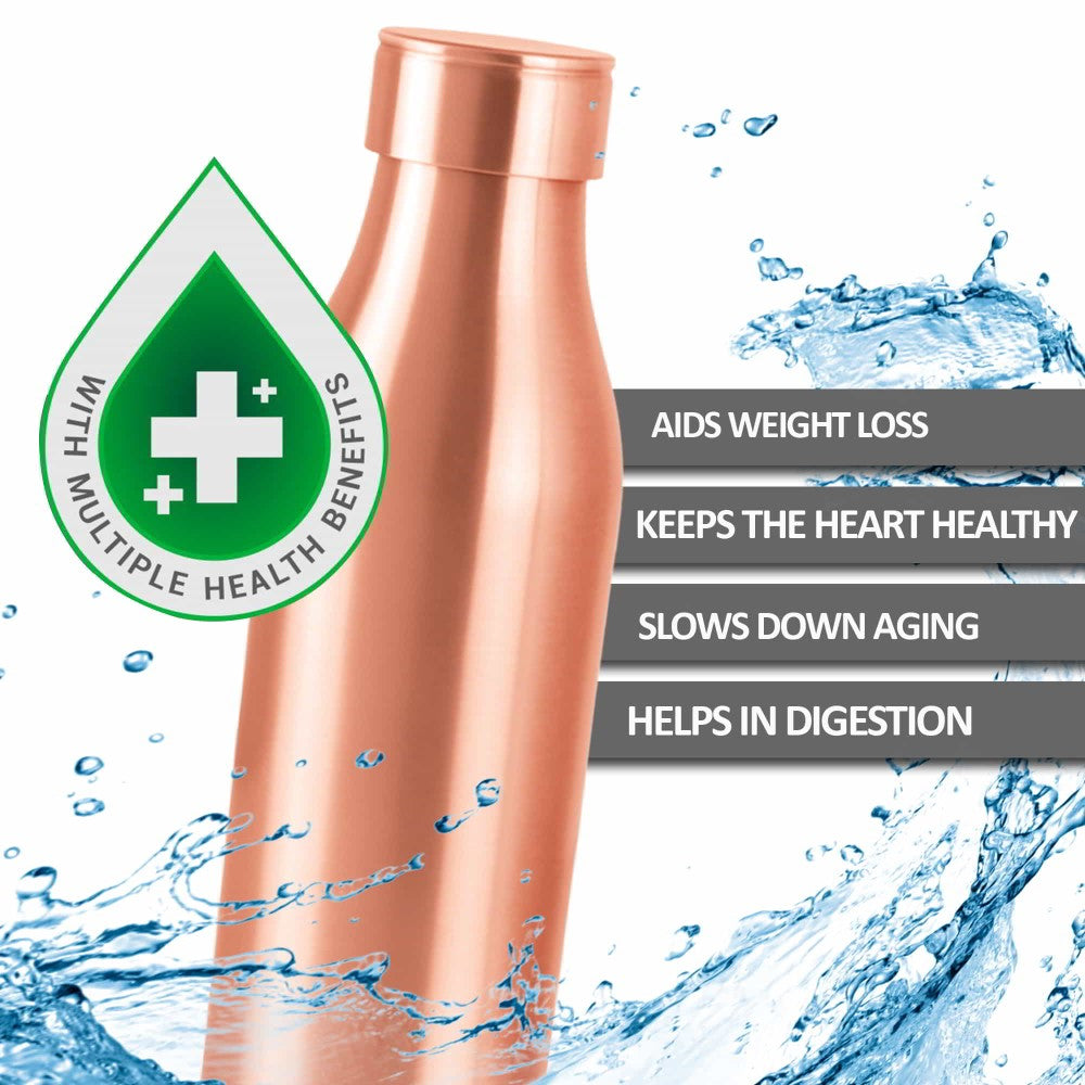 Buy Copper Charge 1L Water Bottle Online in India - Milton