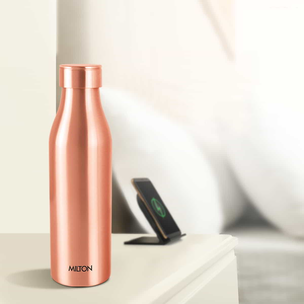 Buy Copper Charge 1L Water Bottle Online in India - Milton