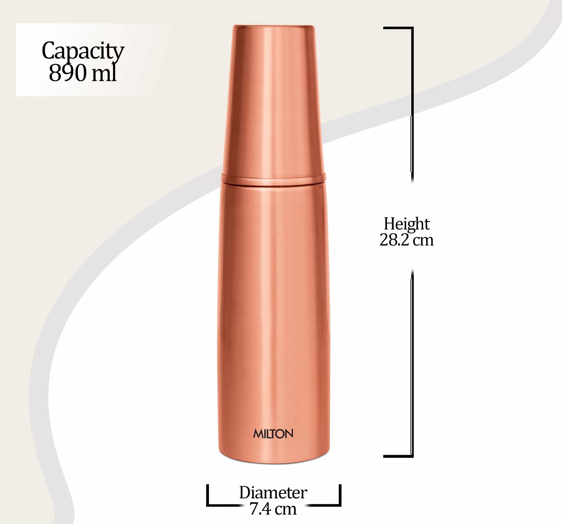 Buy Copper Combo 1L Bottle Online in India - Milton