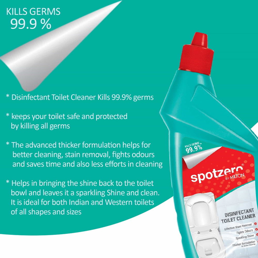 Buy Spotzero Disinfectant Toilet Cleaner 1 L Online at Best Price | Milton