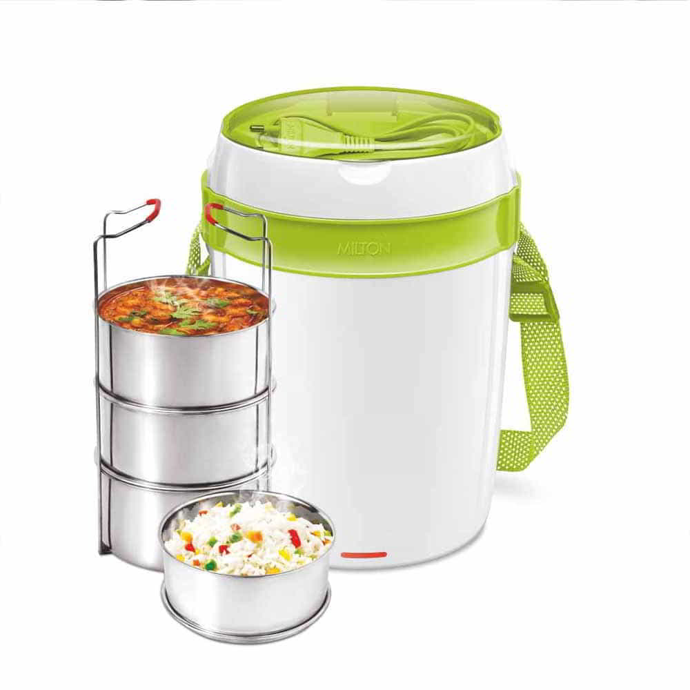 Buy Futron Electric Tiffin Box, 3PCS, 4PCS Tiered Containers - Milton