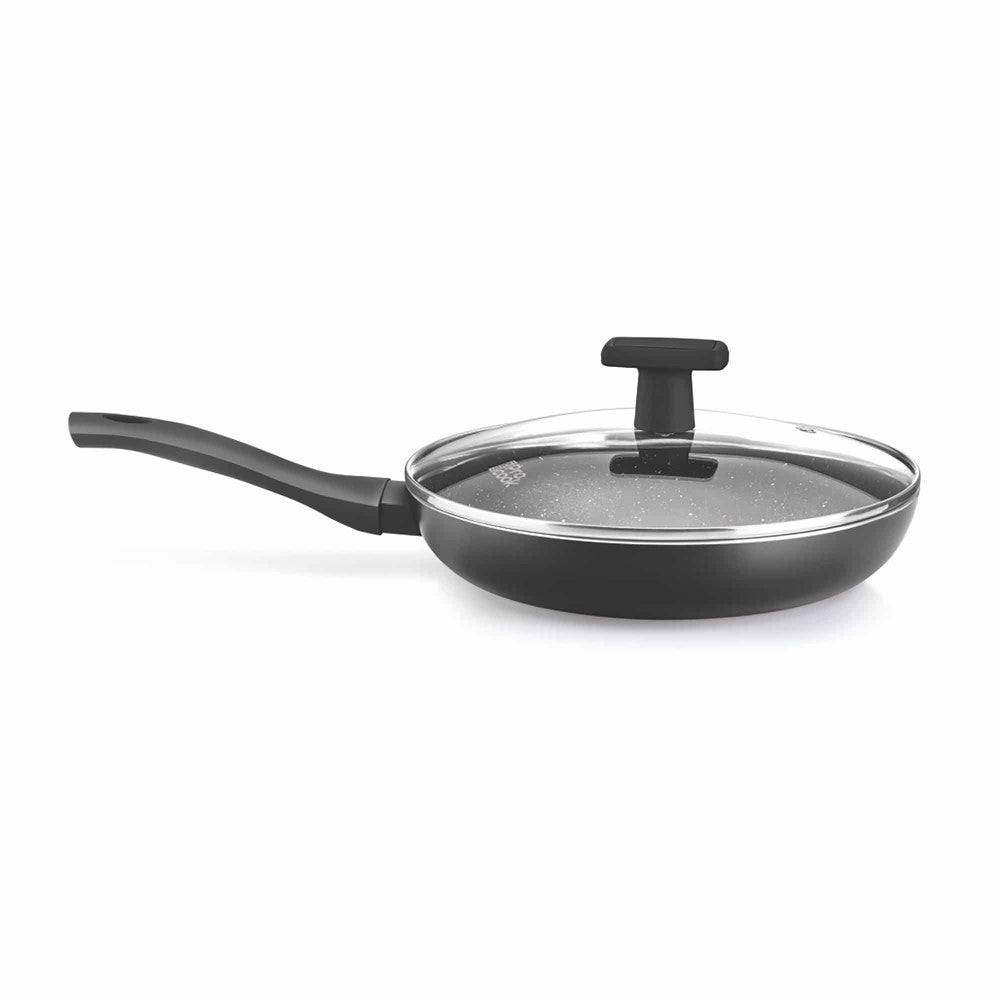 Buy Non Stick Granito Induction 22CM, 26CM Fry Pan with Lid - Milton ...