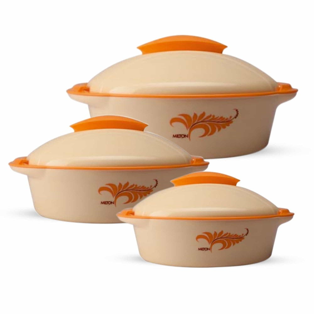 Buy Crisp Deluxe Stainless Steel Casserole 3PCS Set - Miton – Milton