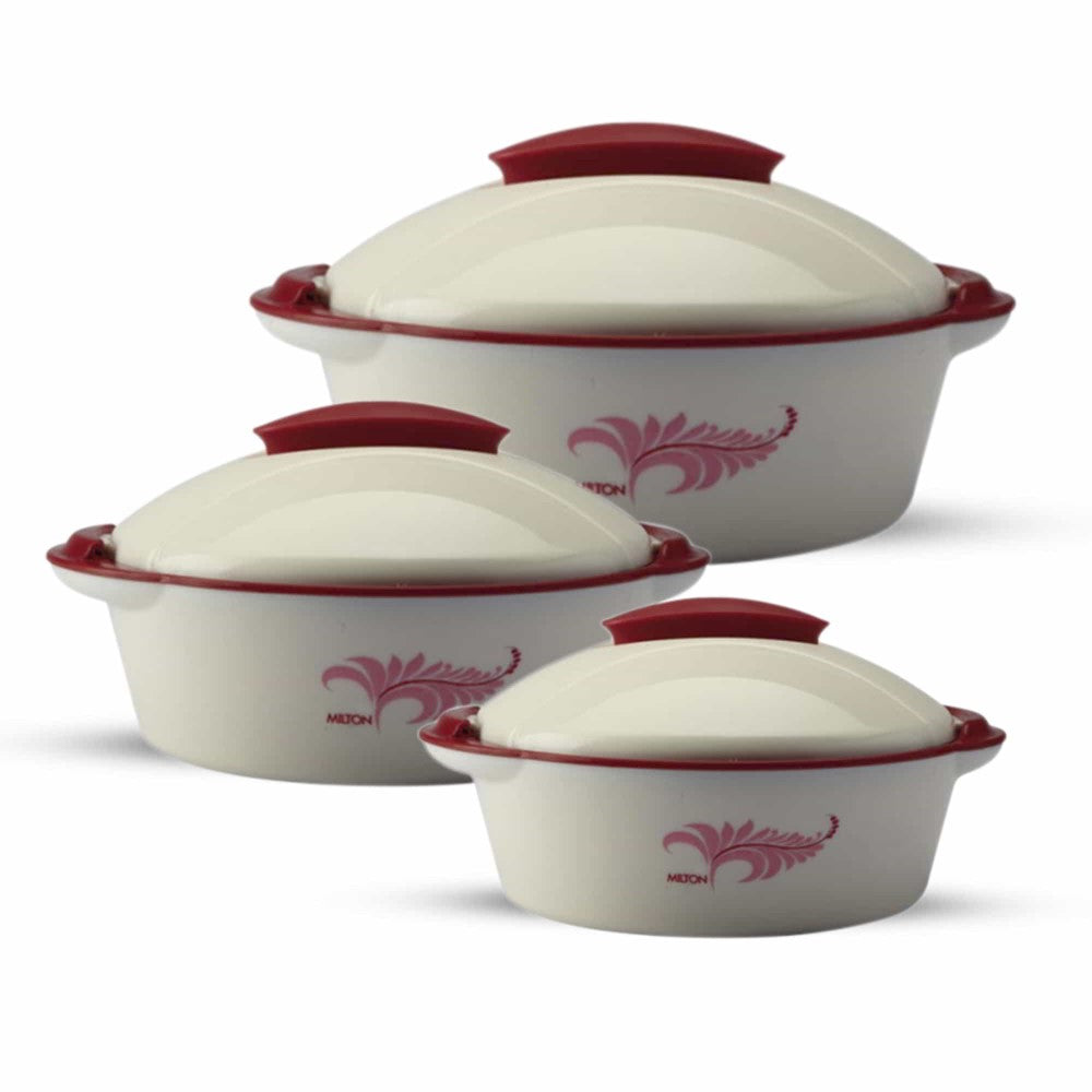 Buy Crisp Deluxe Stainless Steel Casserole 3PCS Set - Miton – Milton