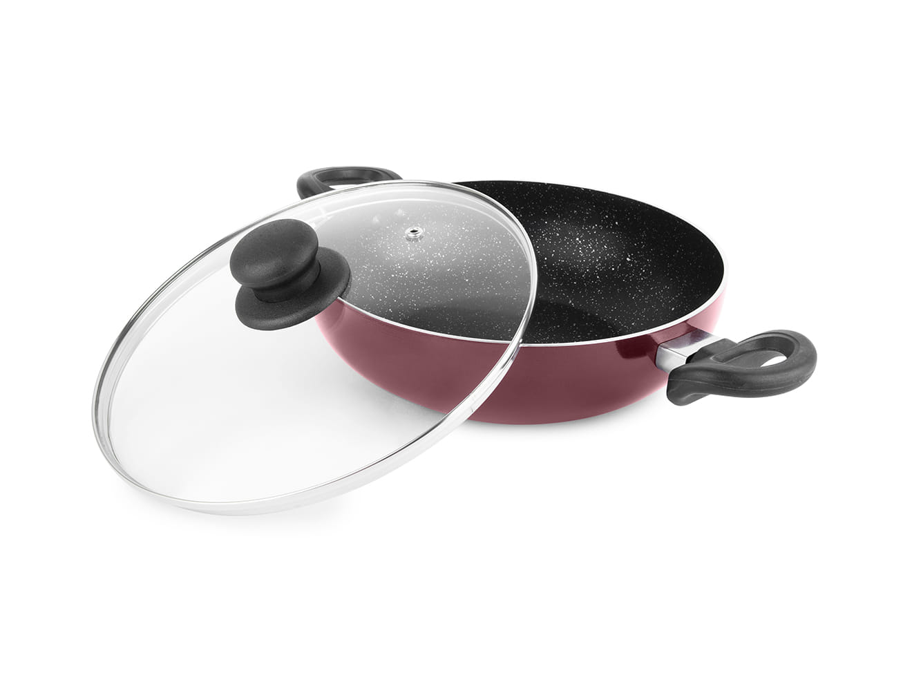 Buy New My Kitchen 2Pc Set Burgundy Kd 24Cm Ta 28Cm With Lid Online at ...