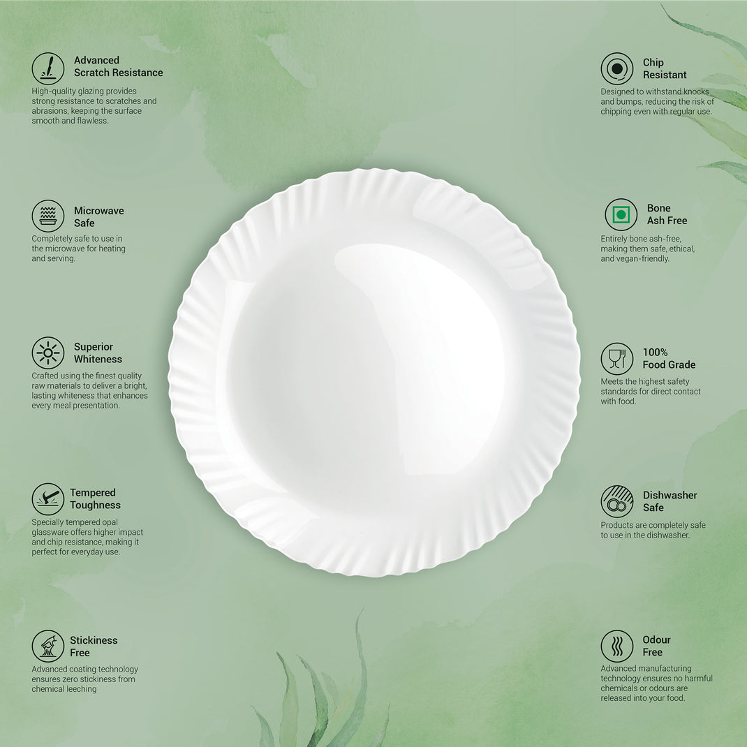 Buy Opalware Dinnerware Sets @ Upto 15% Off | Milton