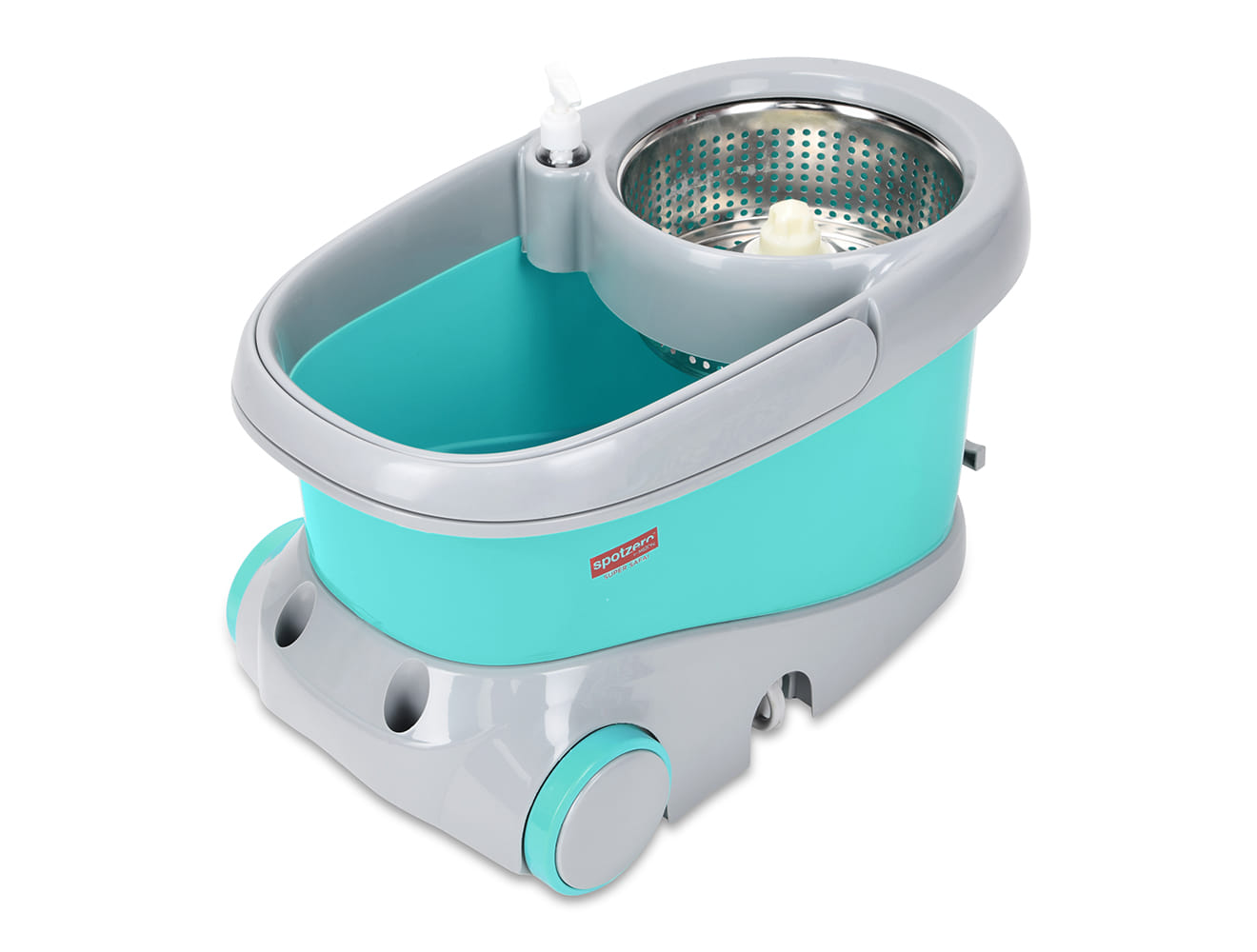 Buy Spotzero Prime Mop with Big Wheels and Stainless Steel Wringer | Milton