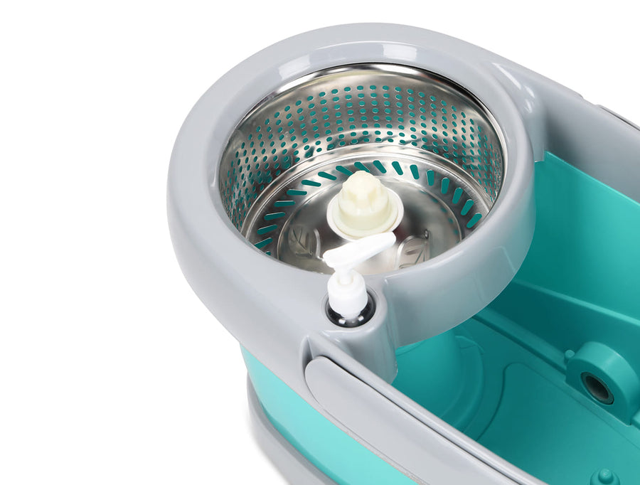 Buy Spotzero Prime Mop with Big Wheels and Stainless Steel Wringer | Milton