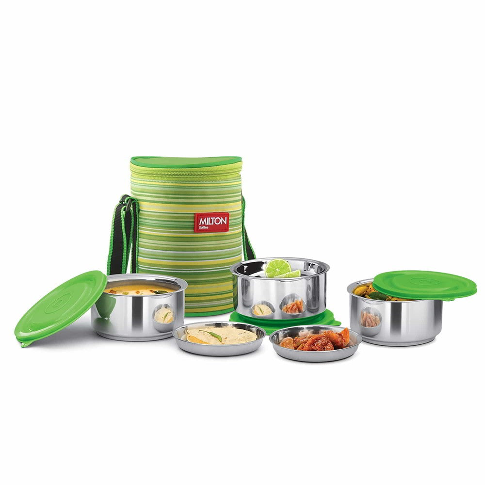 Buy Ribbon Lunch Box with Insulated Containers 2PCS, 3PCS, 4PCS - Milton