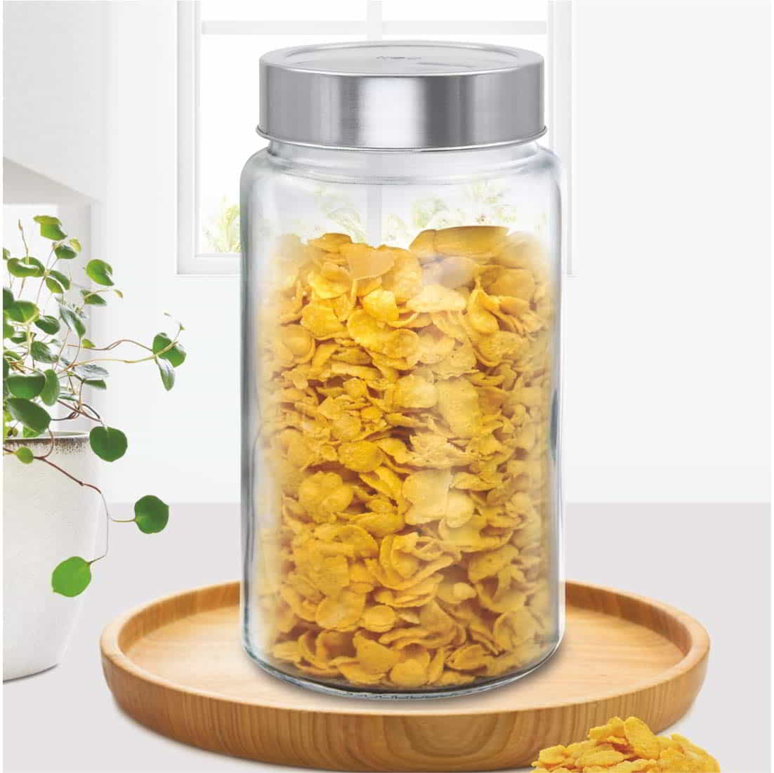 Buy Treo Radius Glass Jar Online at Best Price | Milton