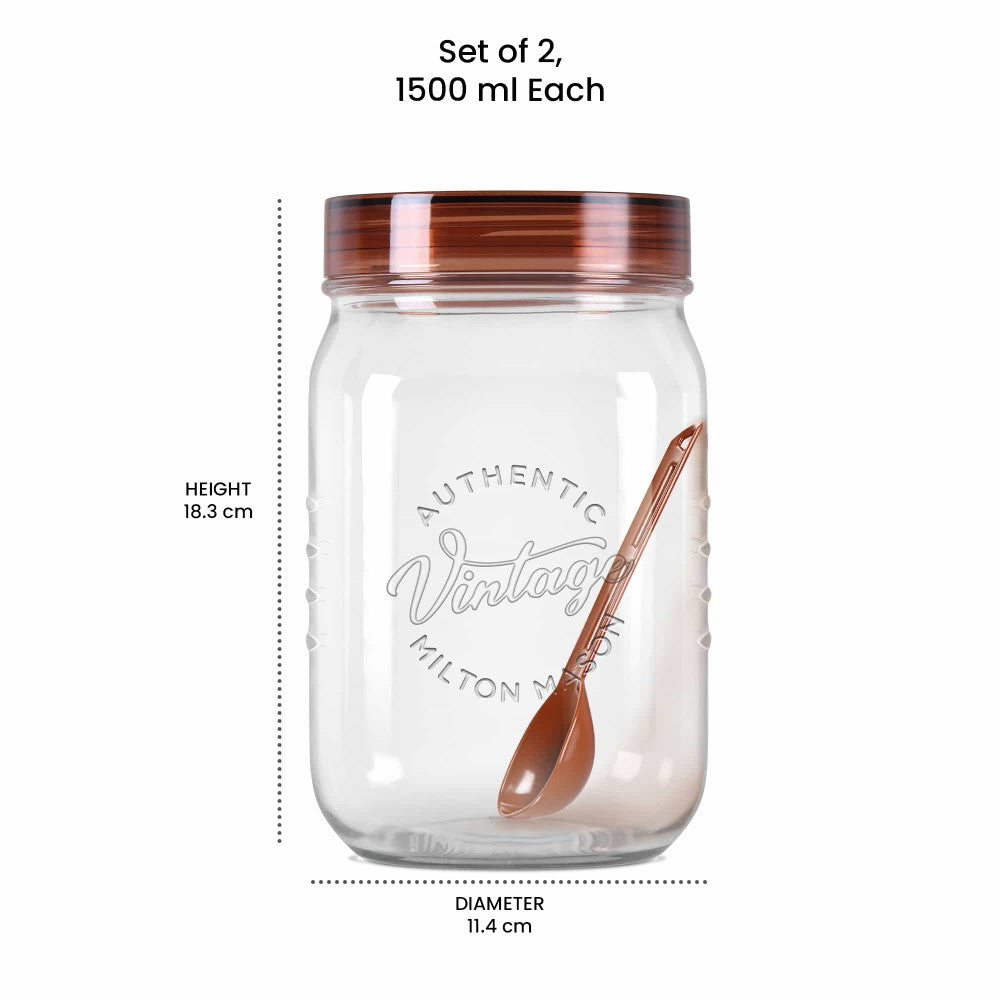 Buy Vintage Pet Jars 1L, 1.5L, 2L, 3L Online - Milton