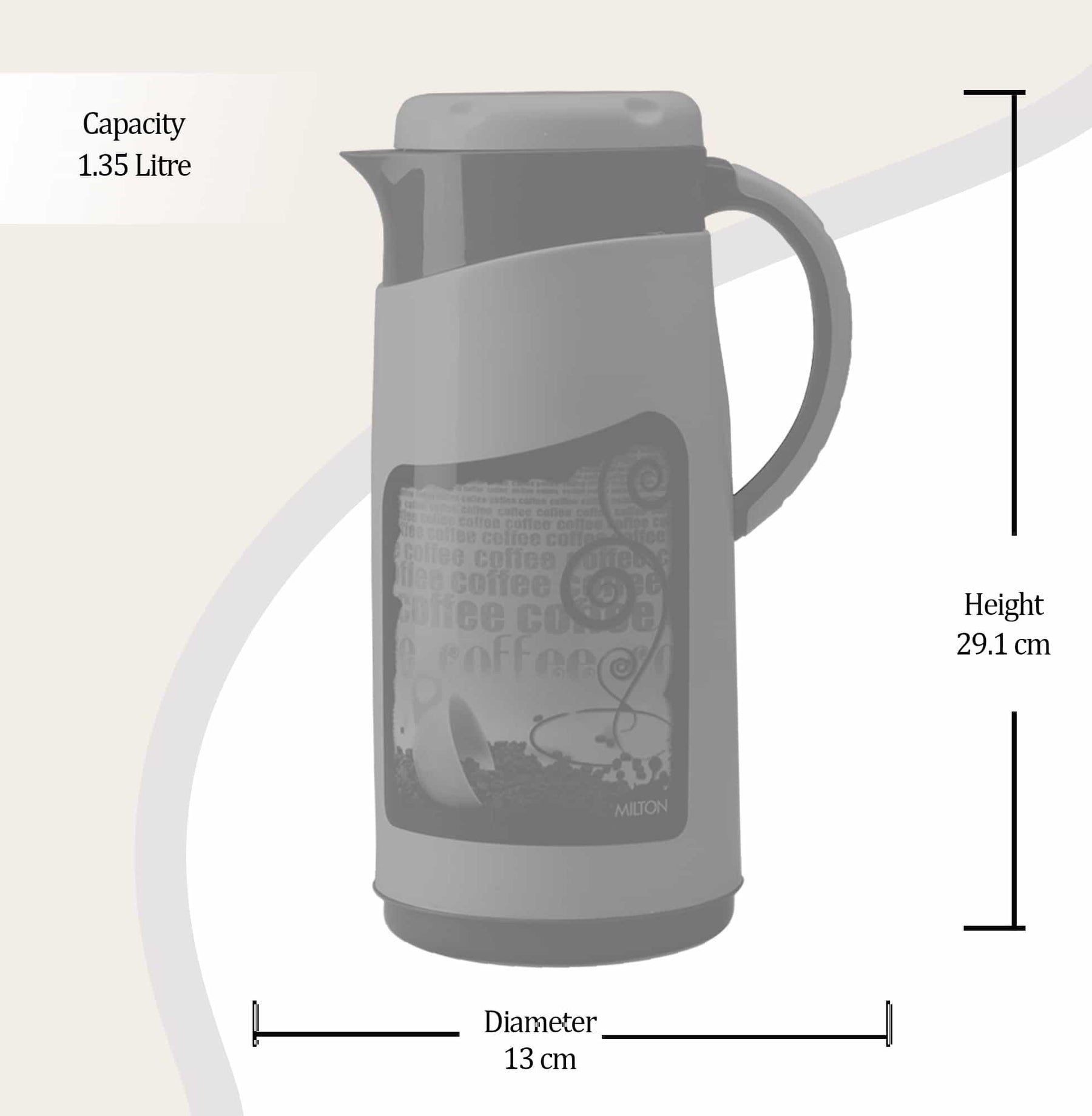 Buy Viva Tuf Vacuum Insulated Jug Online - Milton