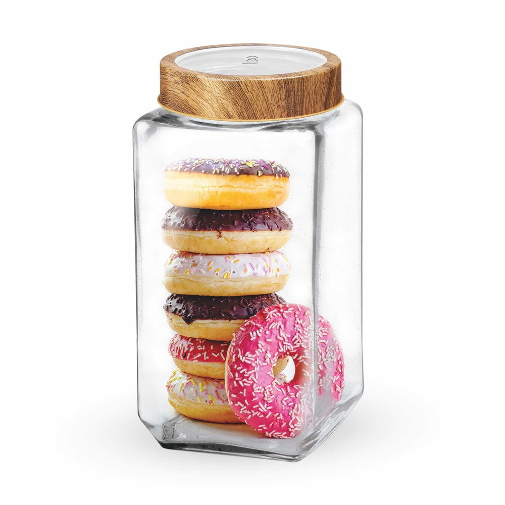 Buy Treo Woody Cube Jar Online at Best Price | Milton