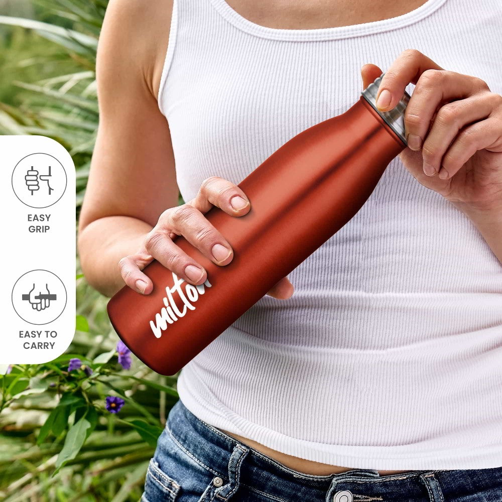 Buy Breeze Stainless Steel Bottle 750ML & 1L Online - Milton