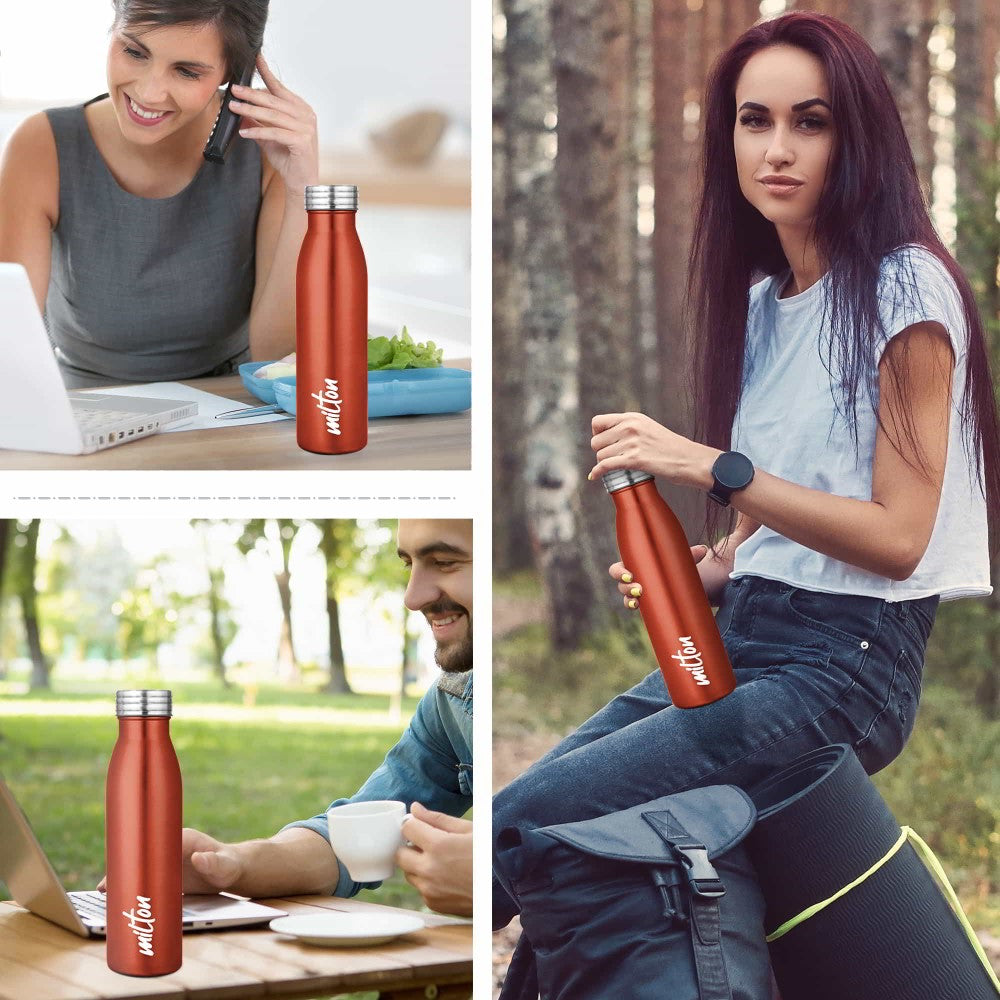 Buy Breeze Stainless Steel Bottle 750ML & 1L Online - Milton