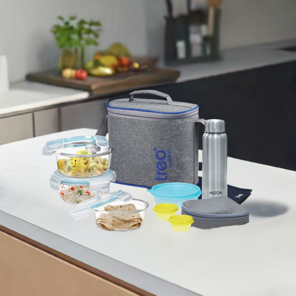 Buy Treo All Fresh Premier Glass Tiffin Online at Best Price | Milton