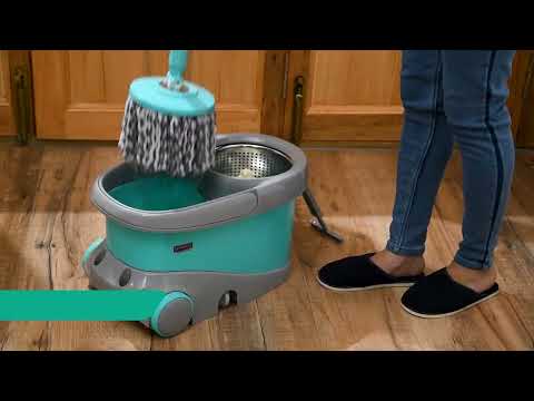 Buy Spotzero Prime Mop with Big Wheels and Stainless Steel Wringer | Milton